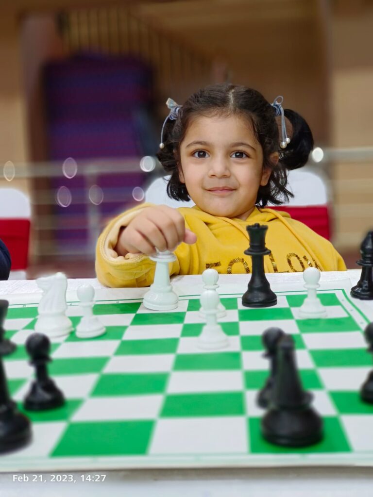 Hoor Fatima shines as a rising star in Chess